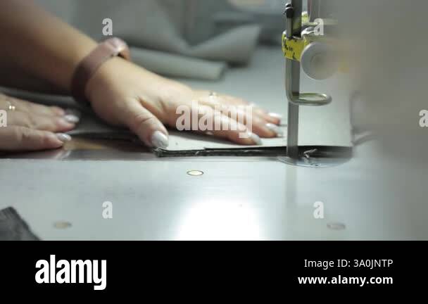 tailoring, sewing machine, textile industry clothing production Stock ...