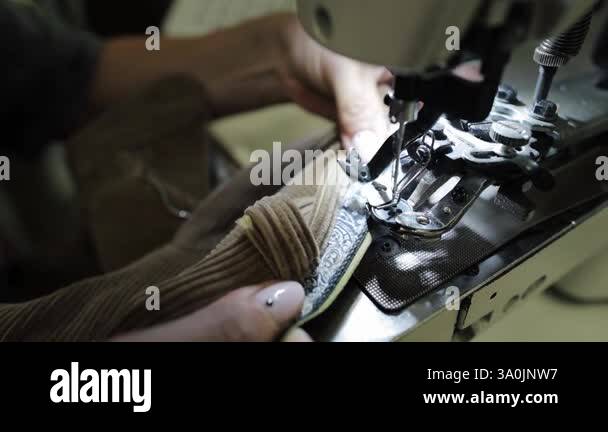tailoring, sewing machine, textile industry clothing production Stock ...