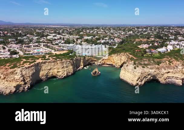 Luxury seaside resort perched on stunning limestone cliffs in Carvoeiro ...
