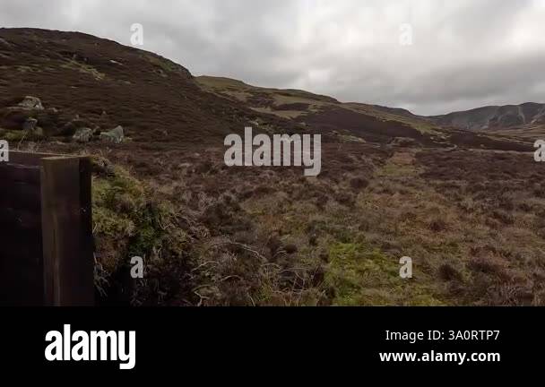 Glen Turret in the Scottish Highlands. Beautiful Loch scene with ...