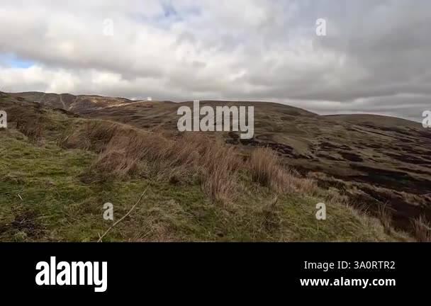 Glen Turret in the Scottish Highlands. Beautiful Loch scene with ...