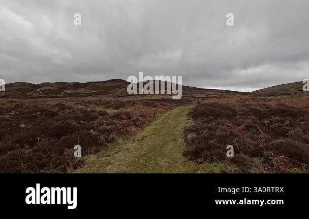 Glen Turret in the Scottish Highlands. Beautiful Loch scene with ...