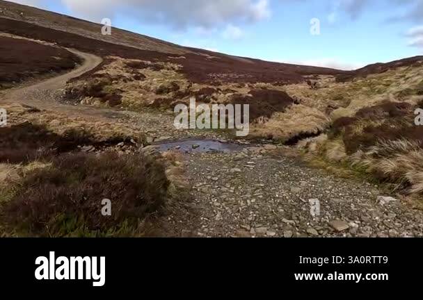 Glen Turret in the Scottish Highlands. Beautiful Loch scene with ...