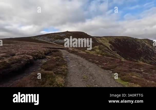 Glen Turret in the Scottish Highlands. Beautiful Loch scene with ...