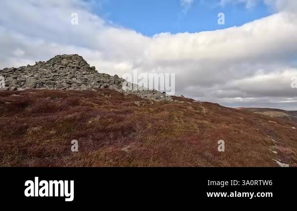 Glen Turret in the Scottish Highlands. Beautiful Loch scene with ...