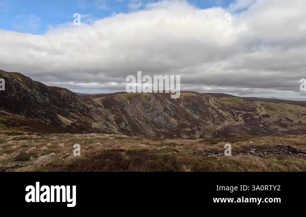 Glen Turret in the Scottish Highlands. Beautiful Loch scene with ...