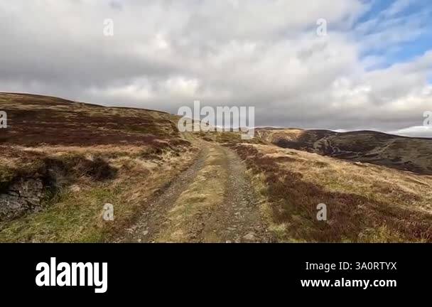 Glen Turret in the Scottish Highlands. Beautiful Loch scene with ...