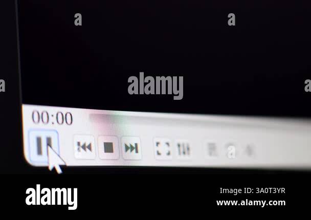 Play button press Video player started Universal counting leader Camera ...
