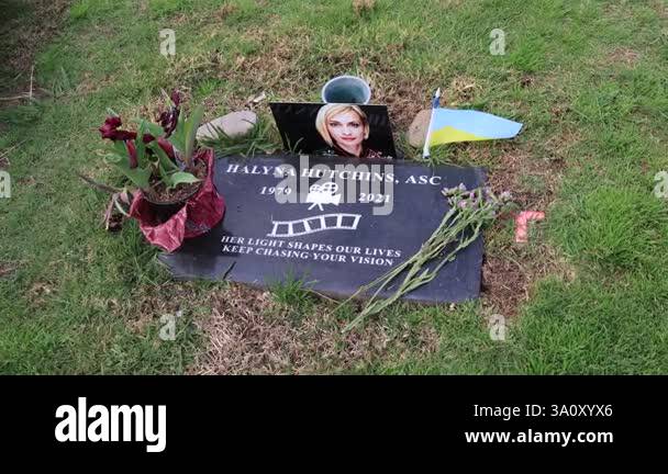 Los Angeles, California - February 27, 2025: Grave of cinematographer ...