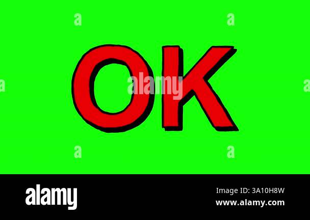 Ok word on sign Stock Videos & Footage - HD and 4K Video Clips - Alamy