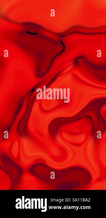 Light red color ink liquid animated background vertical. Liquid ...