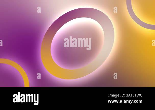 Experience a seamless 4K looping animation featuring abstract circles ...