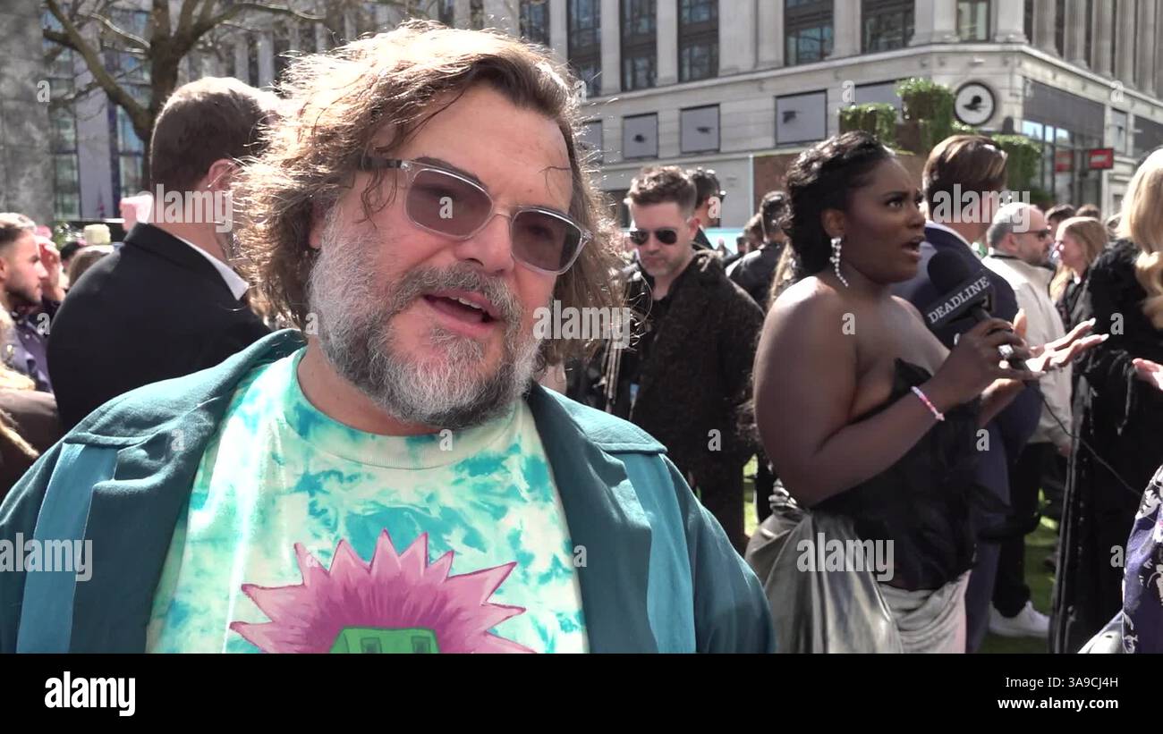 Interviews with Jack Black and Danielle Brooks at world premiere of A ...