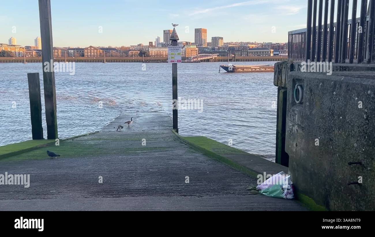 Scene at Barge House Causeway where 11-year-old girl was reported ...