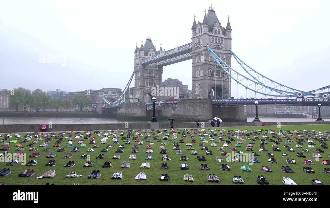 Pancreatic Cancer UK unveils Shoes of Hope installation ahead of London ...