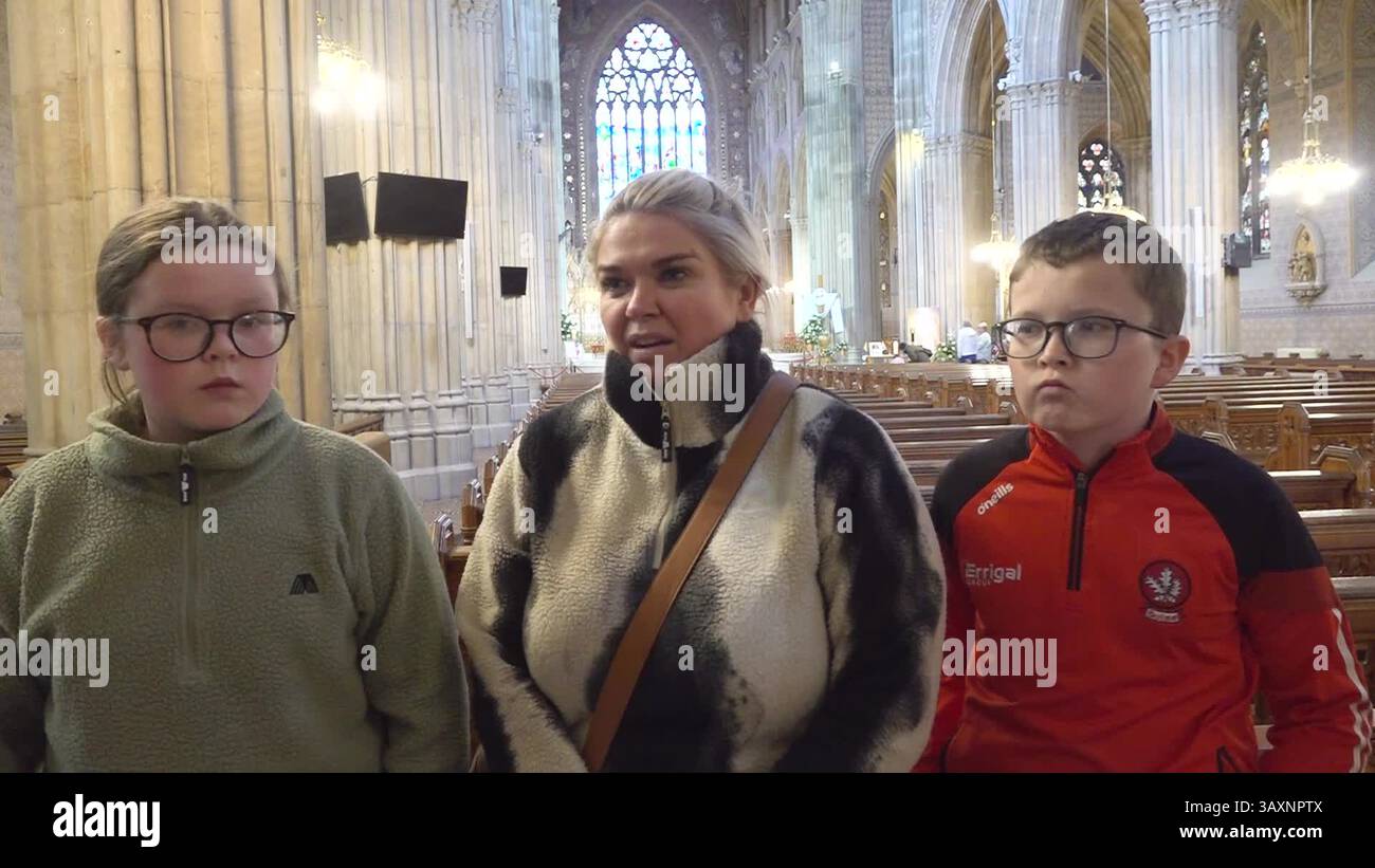 People in Armagh reflect on life of Pope Francis after paying respects ...