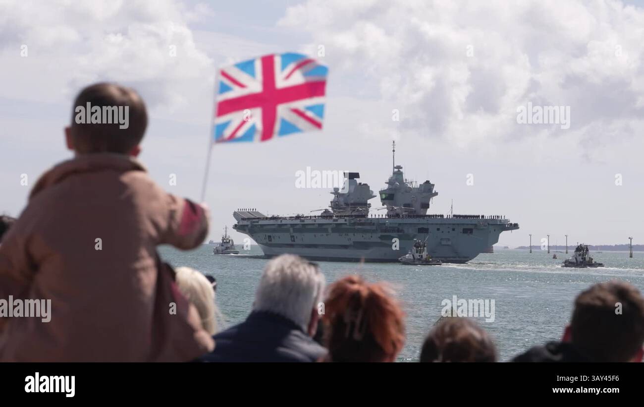 Royal navys flagship hms Stock Videos & Footage - HD and 4K Video Clips ...