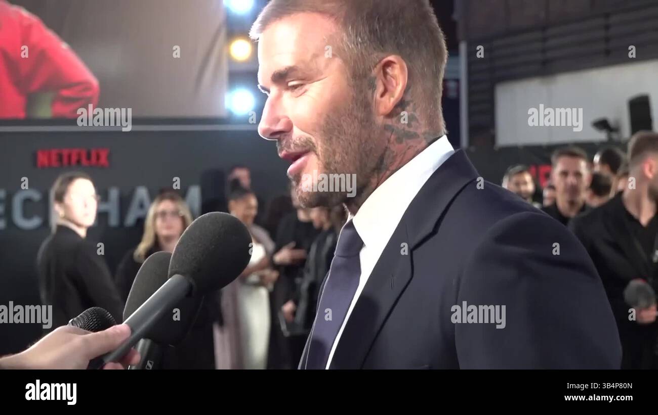 David beckham soccer Stock Videos & Footage - HD and 4K Video Clips - Alamy