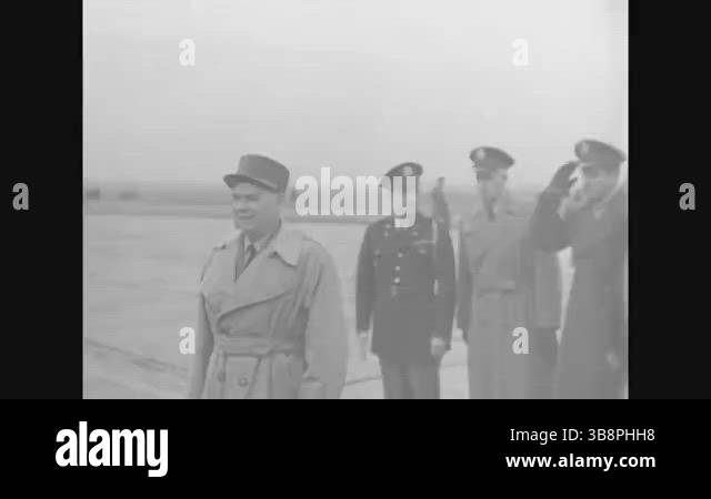 WASHINGTON DC - 1951 - French Army General Juin shakes hands with US ...