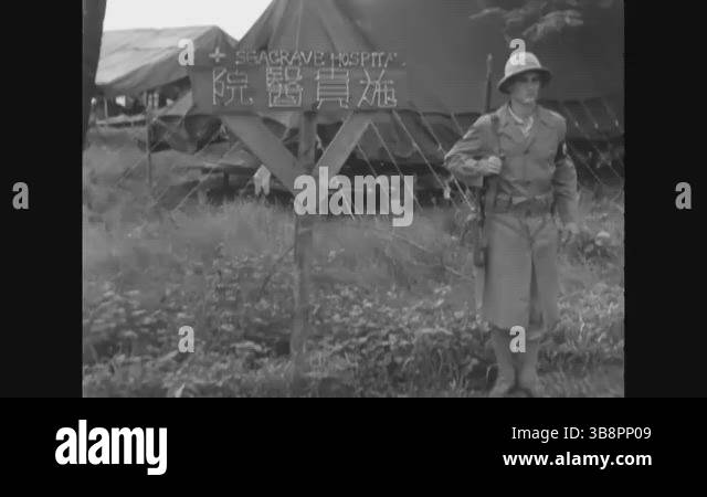 BURMA - 1944 - Lord Louis Mountbatten visits Seagrave hospital in ...