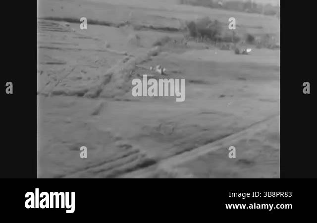 PHILIPPINES - 1945 - Shots of wrecked Japanese airplanes and buildings ...