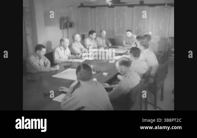 IRAN - 1944 - Members of the Persian Gulf Command meet in Iran during ...