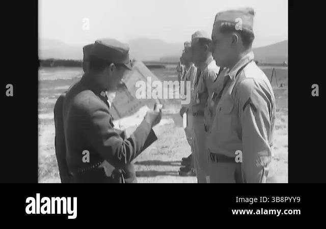 TENGCHONG - 1945 - General Chow Foo presents Chinese medals to the ...