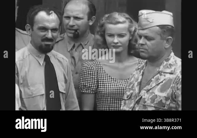 HAWAII - 1945 - Post Commander at the Pacific Combat Training Center in ...