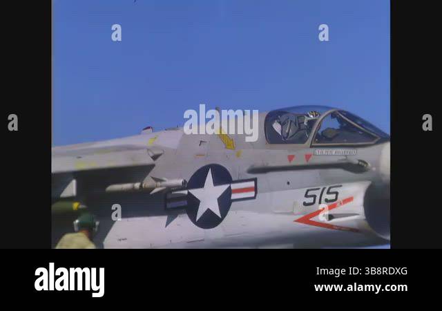 VIETNAM - 1968 - A navy plane is serviced by a technician before it ...