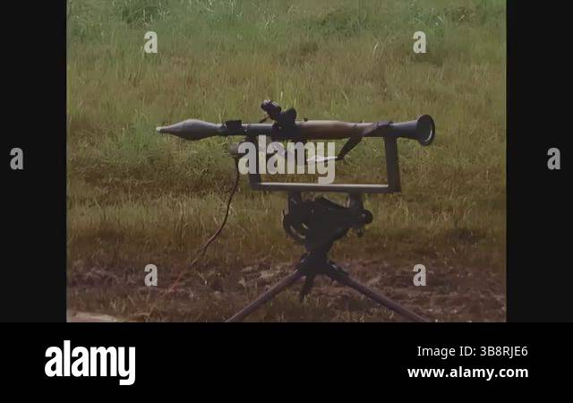 VIETNAM - 1970 - Multiple rockets undergo test firings, showcasing the ...