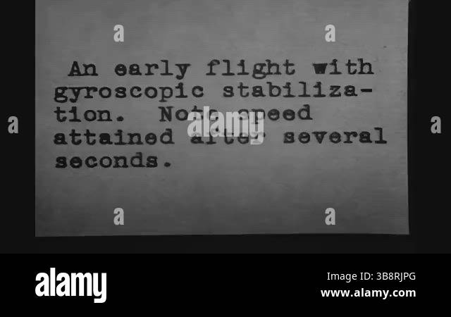 USA - 1935 - High-altitude gyroscope-based rocket tests are conducted ...