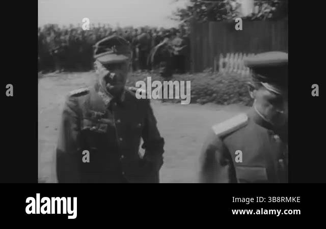 MOSCOW - 1944 - Captured German generals and high-ranking officers are ...