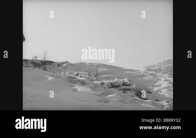 GERMANY - 1946 - People enter and leave underground bunker and children ...