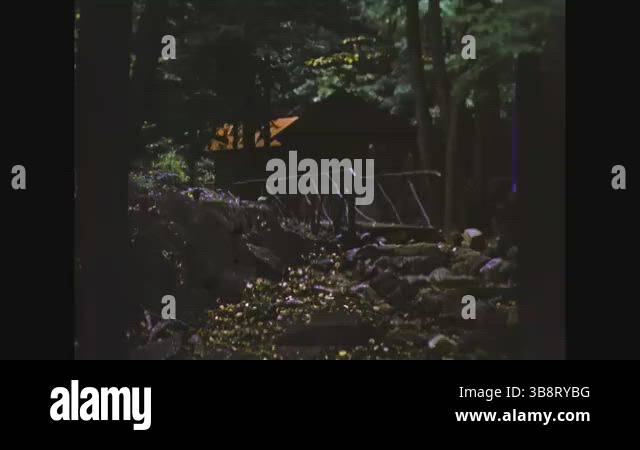 BLOOMINGDALE - 1939 - The German American Bund cabin is shown, and ...