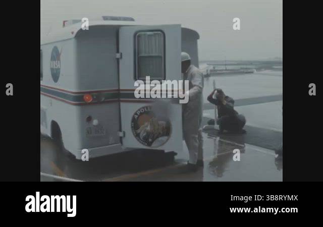 MERRITT ISLAND - 1970 - Astronauts Jim Lovell, Fred Haise, and Jack ...