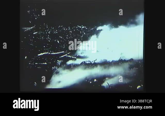 HAWAII - 1955 - Fissures in the ground let out steam before the Kilauea ...