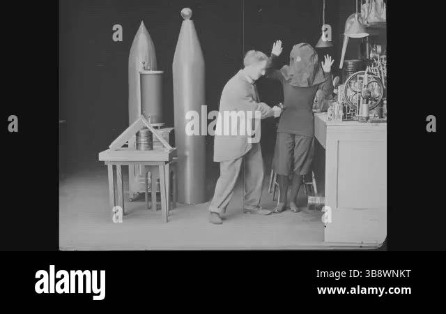 USA - 1917 - In this silent comedy, chaos ensues as scientists ...