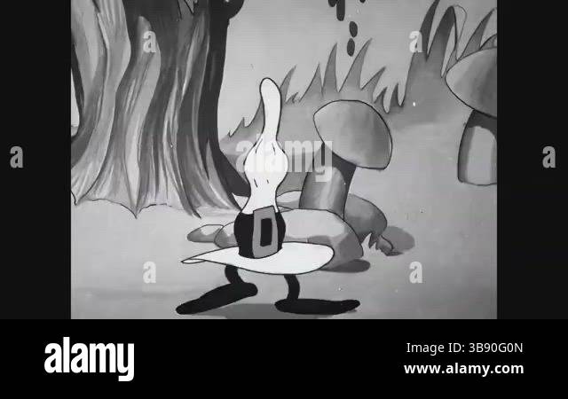 USA - 1929 - In this animated film, elves play with each other's beards ...