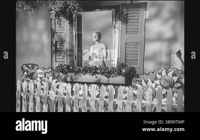 USA - 1950 - Peggy Lee concludes singing ""It's a Good Day"" with ...