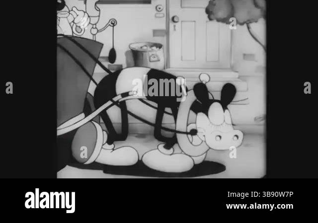 USA - 1931 - In this animated film, Toby the Pup changes into a fancy ...