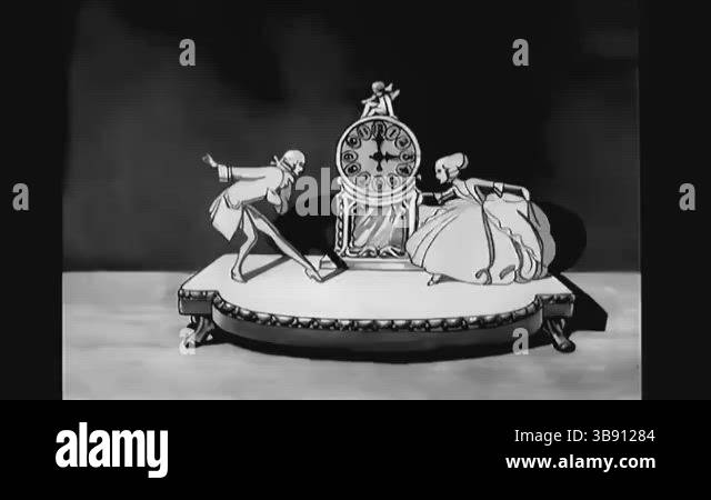 USA - 1931 - In this animated film, historical figures on a clock dance ...