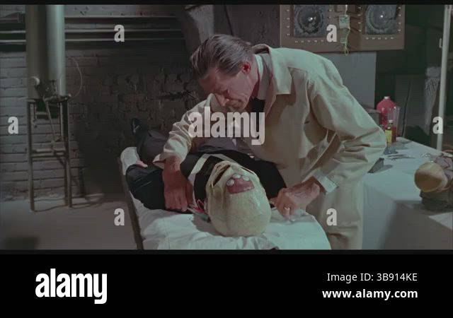 US - 1968 - in this horror film, a scientist makes a zombie in his lab ...