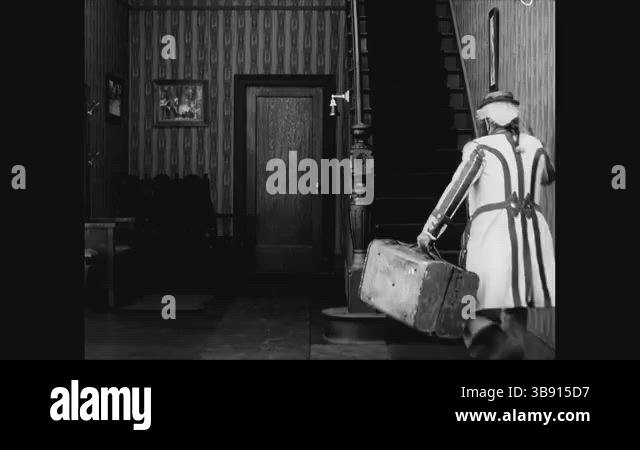 USA - 1916 - In this silent comedy, a woman meets her goofy new butler ...