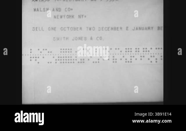 UNITED STATES - 1928 - Sally's telegram gets marked with a pencil. The ...