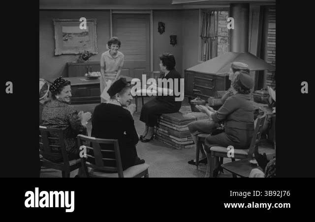 USA - 1961 - In this sit-com, a French woman eavesdrops outside her ...