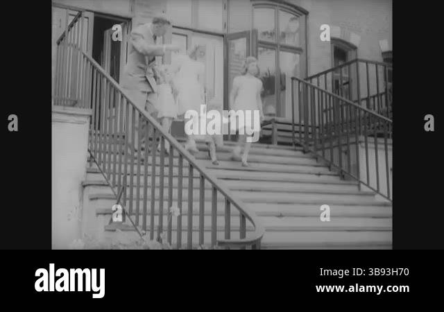 SWEDEN - 1948 - Swedish Crown Prince Gustaf VI Adolf strolls with his ...