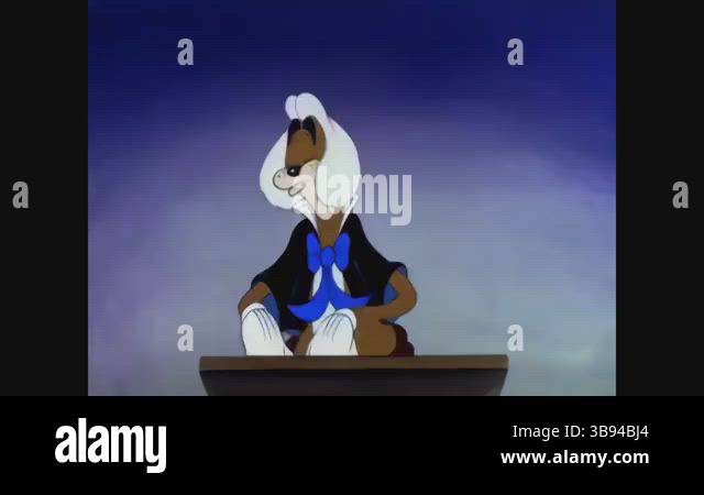 USA - 1939 - In this animated film set at an animal concert, a sad dog ...