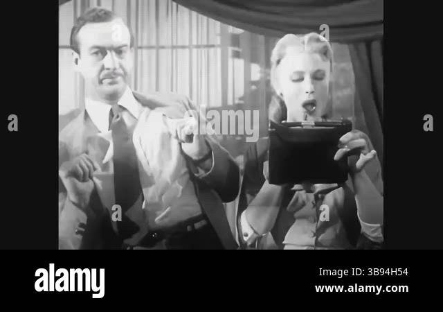 US - 1951 - in this comedy, a woman tries to make a man angry on stage ...