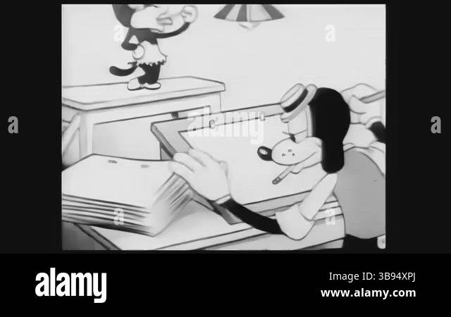 USA - 1931 - In this animated film, a canine animator draws a dancing ...