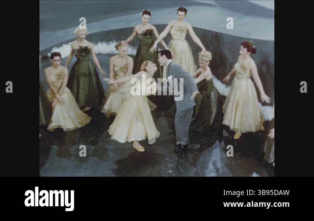 USA - 1952 - In this musical promotional film, people sing and dance ...